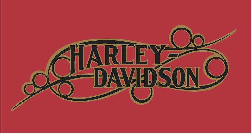 1987 - 1992 Harley EVO OEM Softail FXSTC Fuel Tank Decals