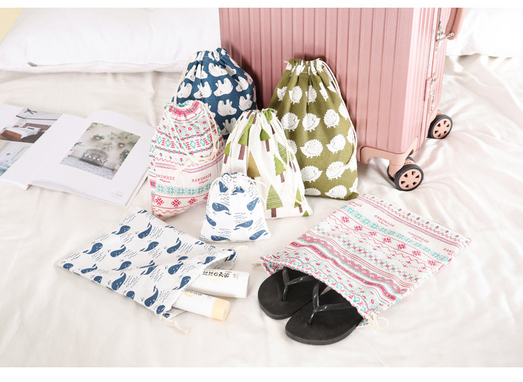 Drawstring Storage Bags - Set of 3