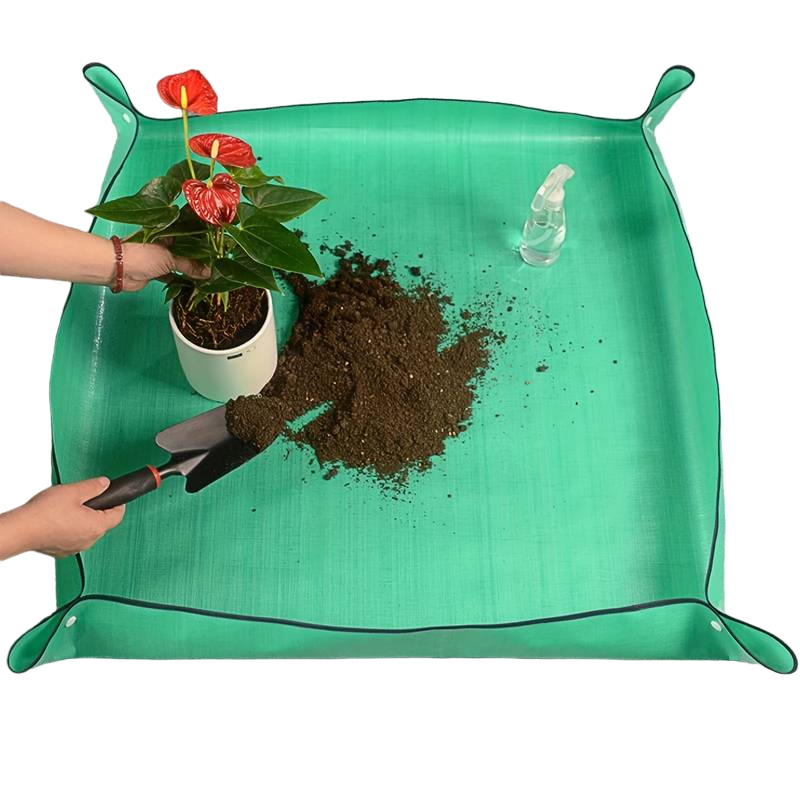 Foldable Waterproof Indoor or Outdoor Gardening Mat - Mess-Free ...