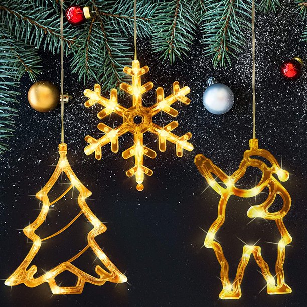 Christmas Led Light Decoration Xmas Up Outdoor Decorations Ornament ...