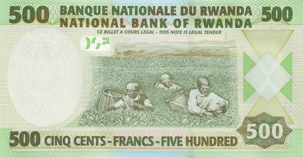 Rwanda - 500 francs - 2008 - P34 - B133a