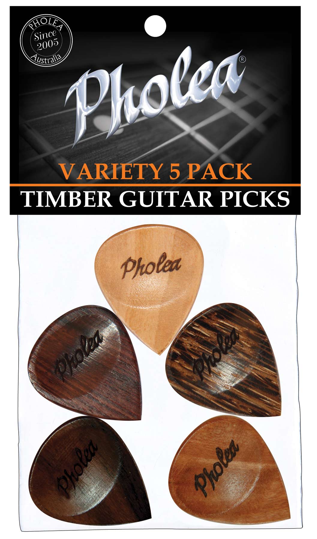 Handmade Timber Guitar Picks