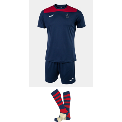 Bristol Central Joma Phoenix II Training Set Navy/Red