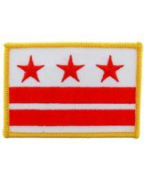 DC Washington District of Columbia Flag Patch