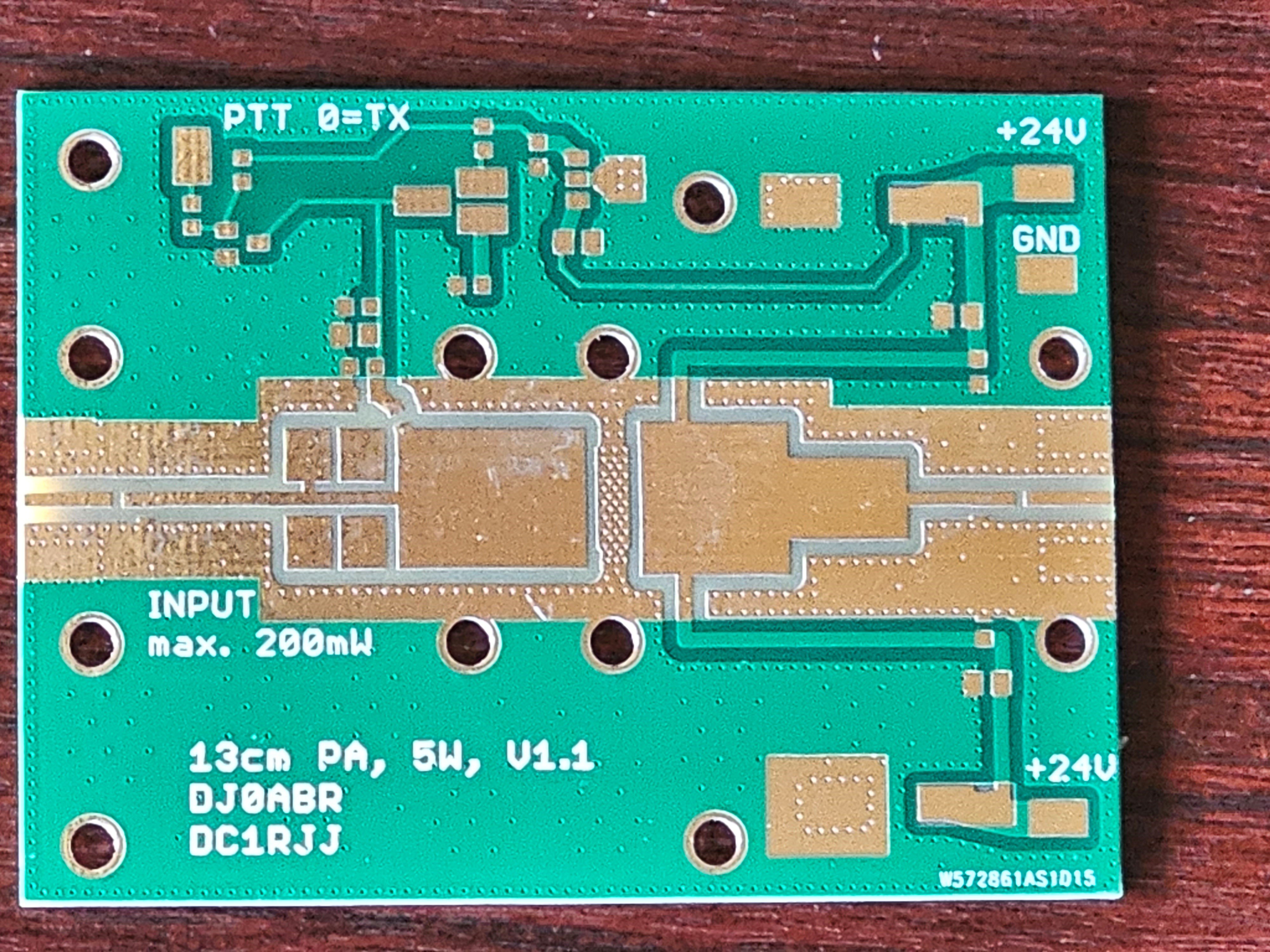 QO-100 5W Amplifier designed by DJ0ABR, pcb