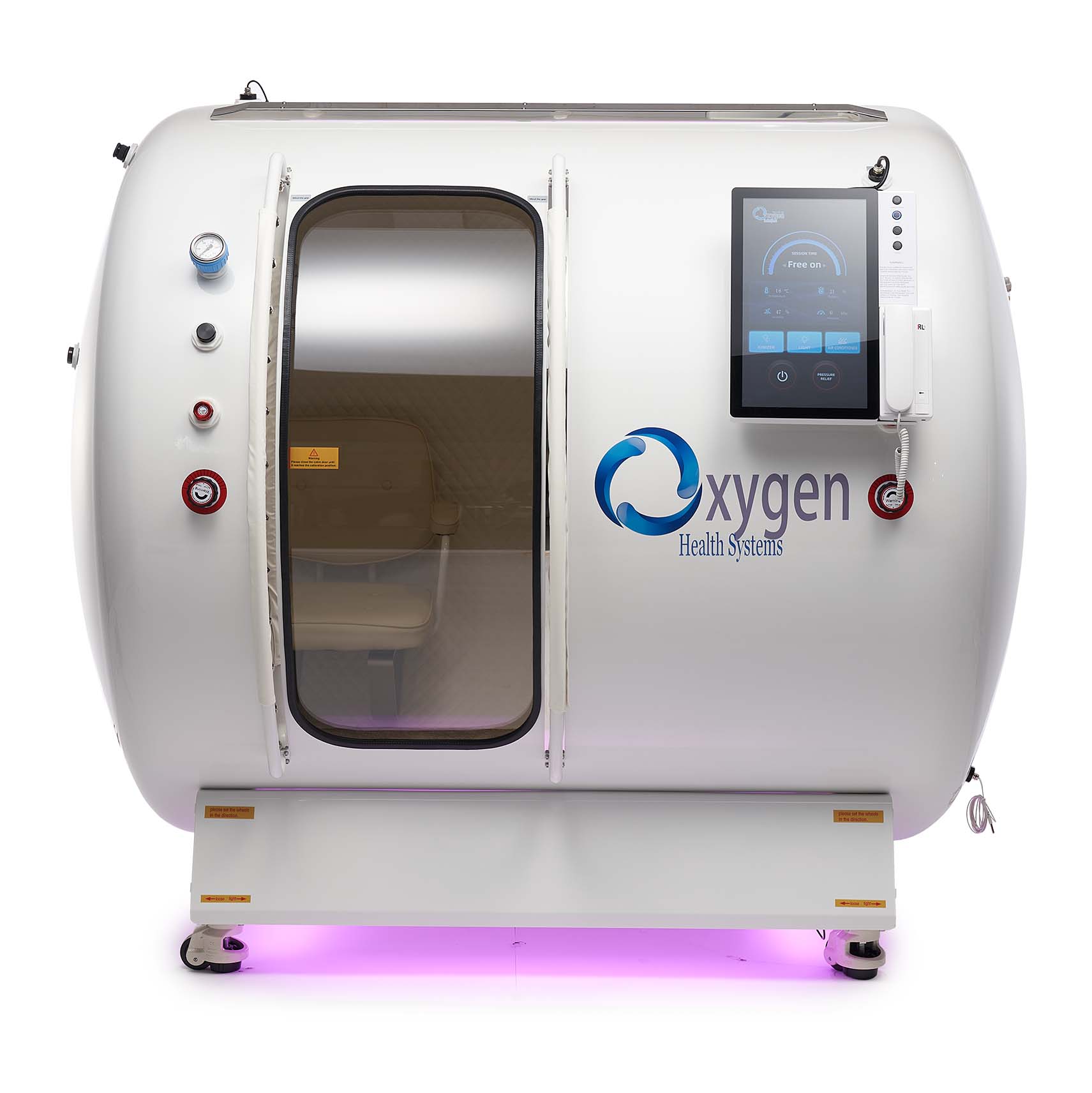 64"D | 2.0 ATA | Multiplace Hyperbaric Hard Shell M5300 Oxygen Chamber