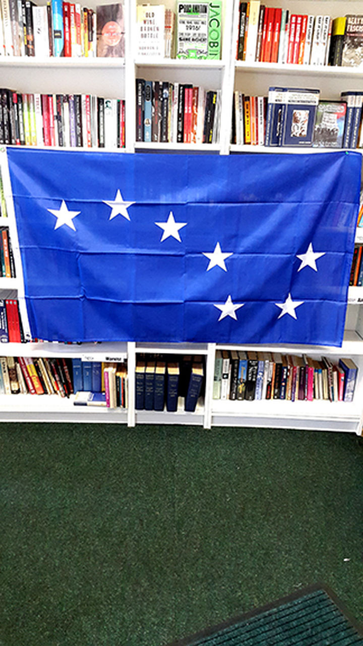 Blue Starry Plough Flag