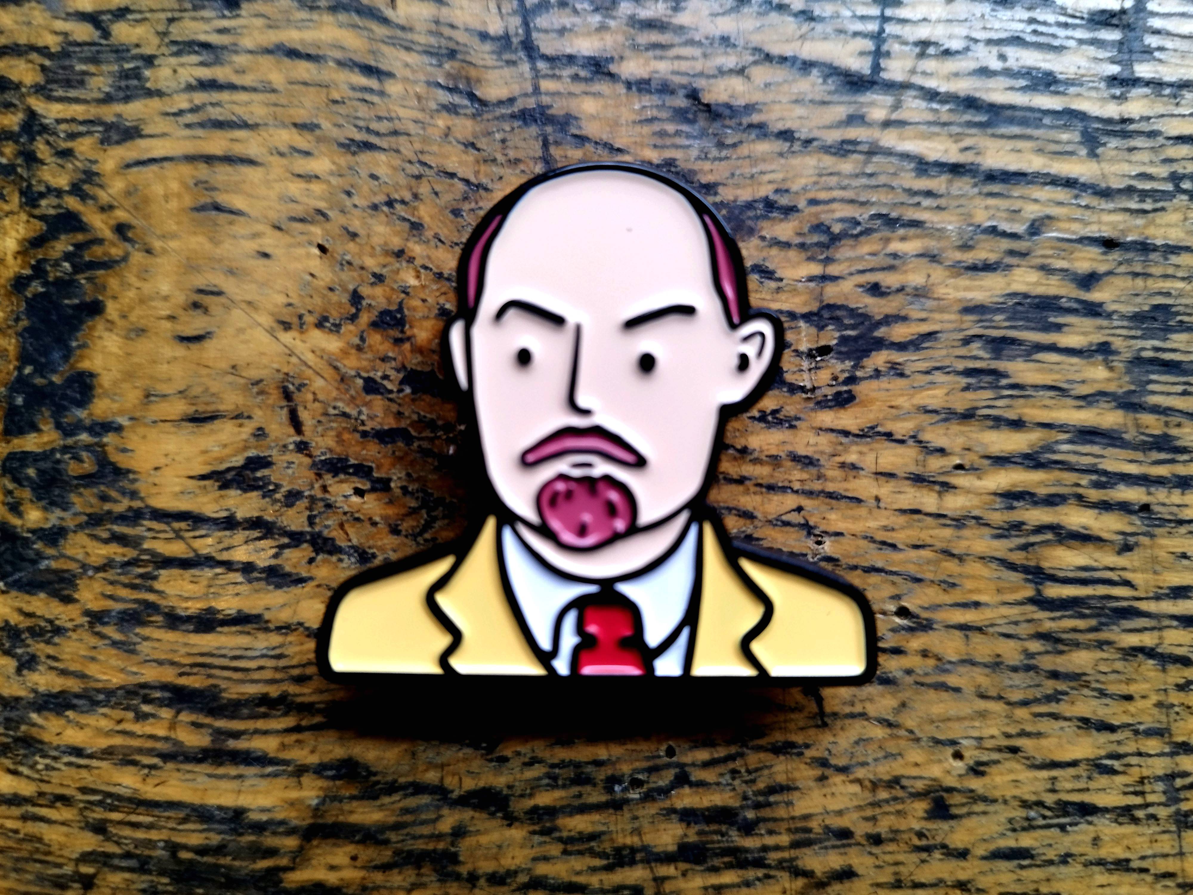 Vladimir Lenin pin badge