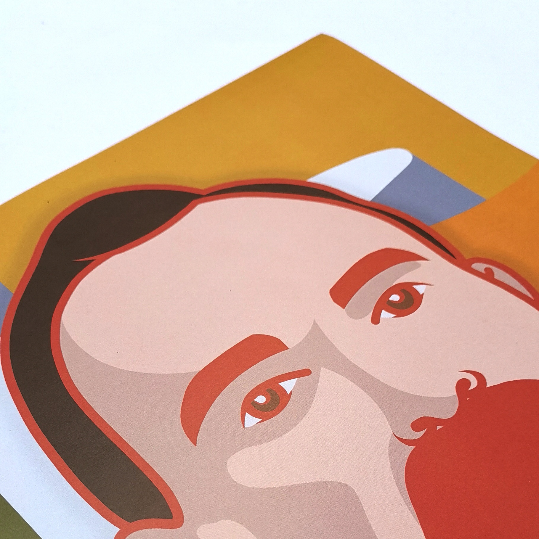 James Connolly Print Orange