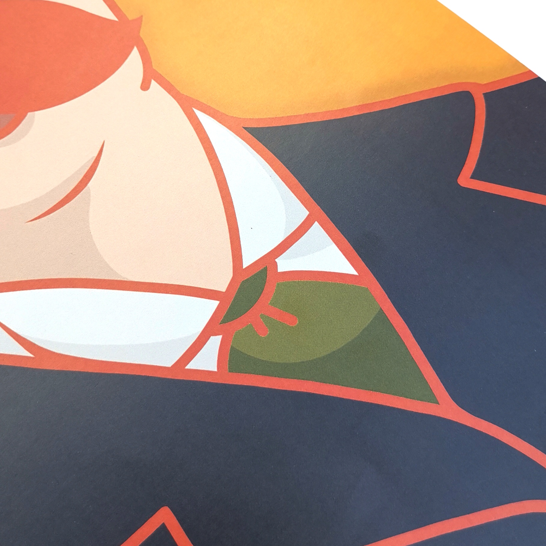 James Connolly Print Orange