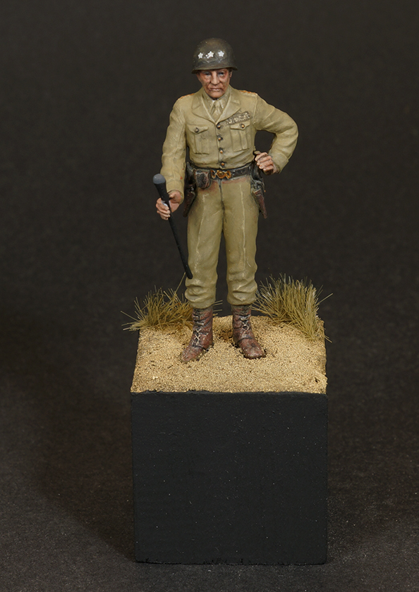 General Patton of US Army WWII - Pro Built & Painted Figure 1/35 scale ...