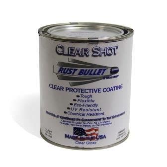 Rust Bullet® ClearShot - A Super Tough Rust Control Clear Gloss Top Coat