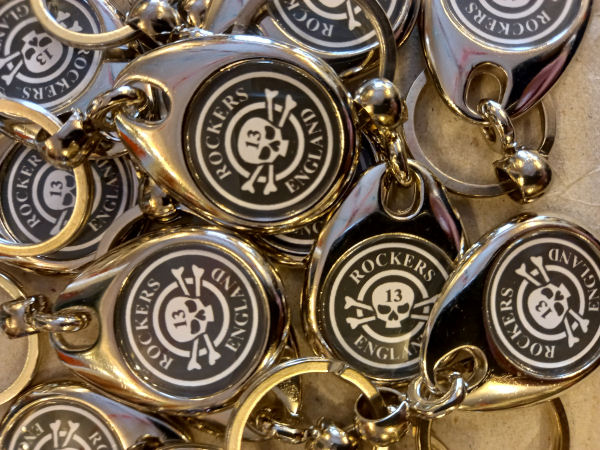 Rockers England Metal Keyring - UK P&P Included