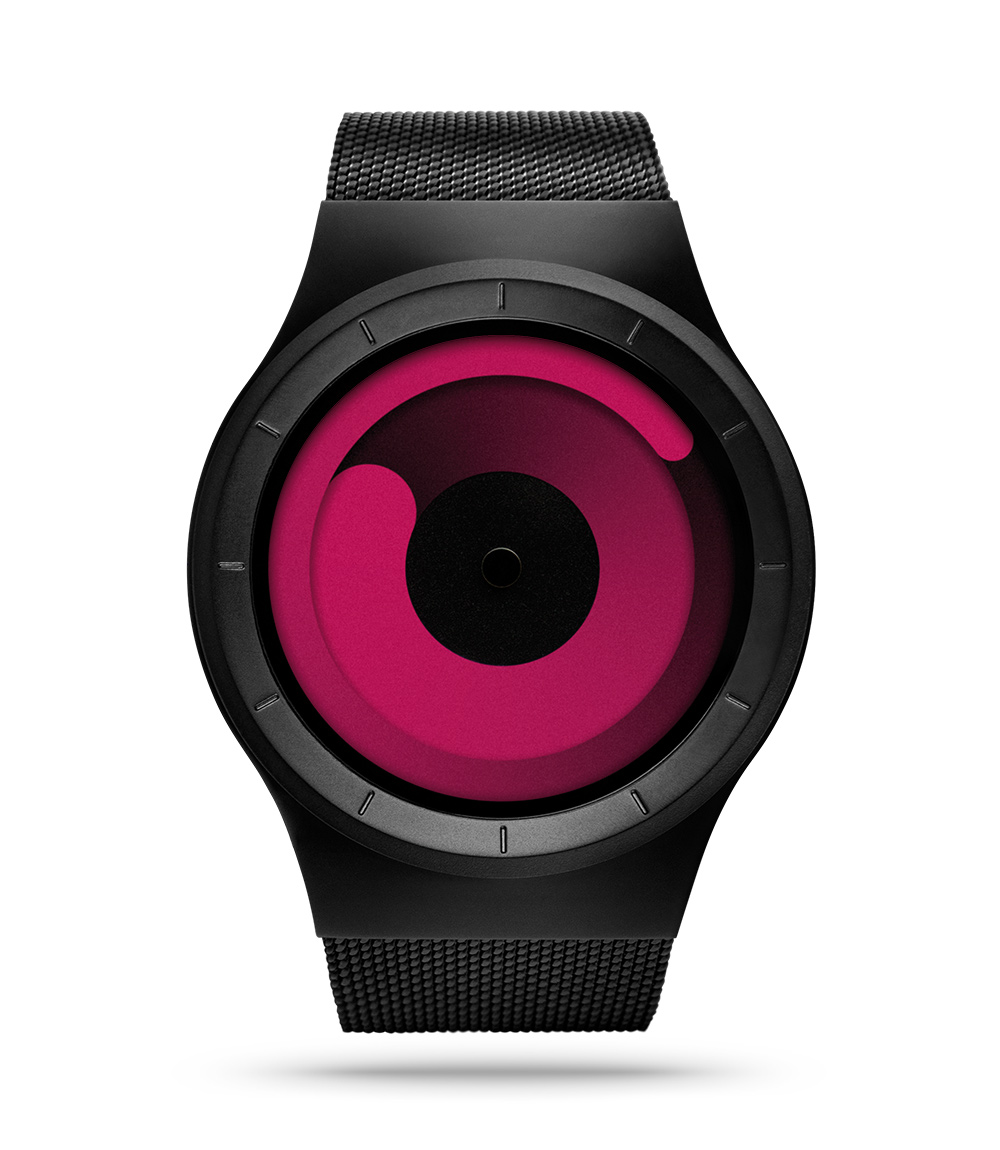 MERCURY Black / Magenta Watch