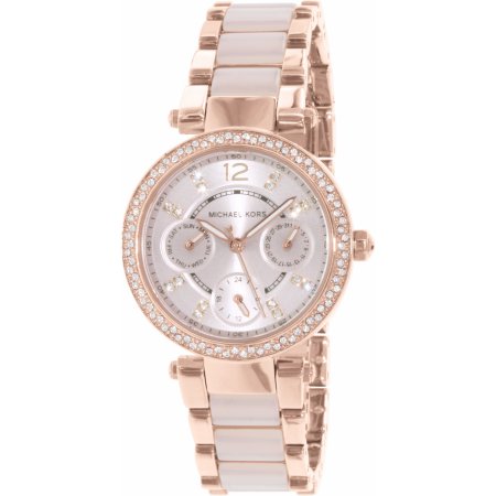 Michael Kors MK6110 Women's Rose Gold with Metal Strap Watch
