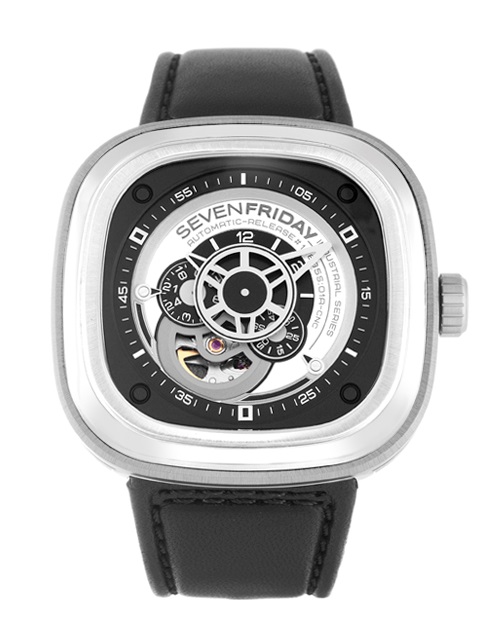 Sevenfriday p1-01 Industrial Essence Black Stainless Steel Men’s Watch