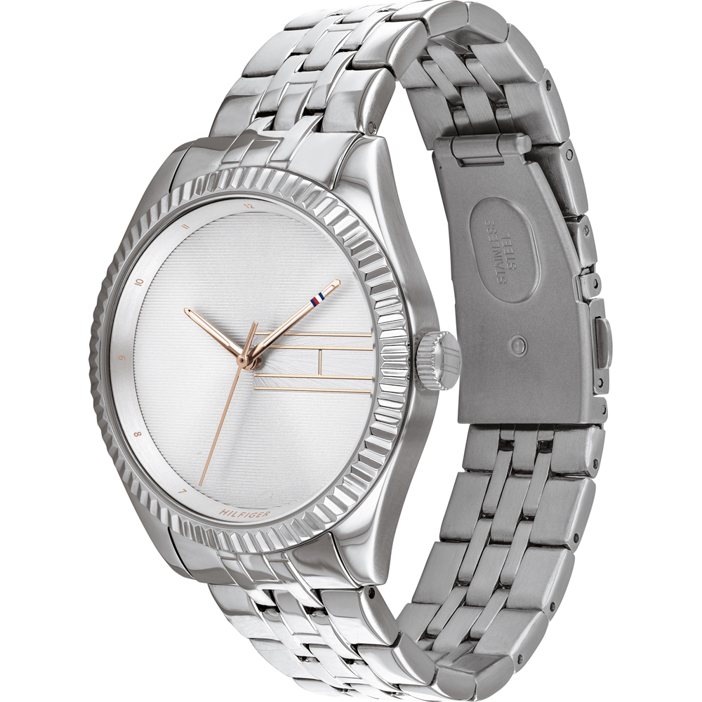Tommy Hilfiger 1782080 Silver Dial Stainless Steel Strap Ladies Watch