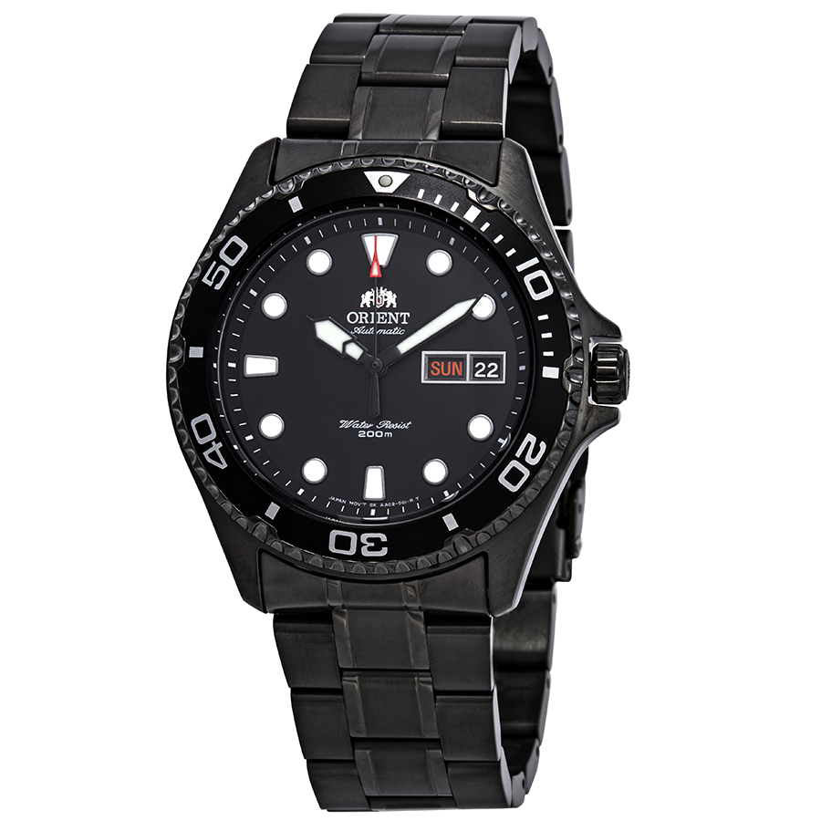 Orient FAA02003B9 Black Stainless Steel Strap Watch for Men