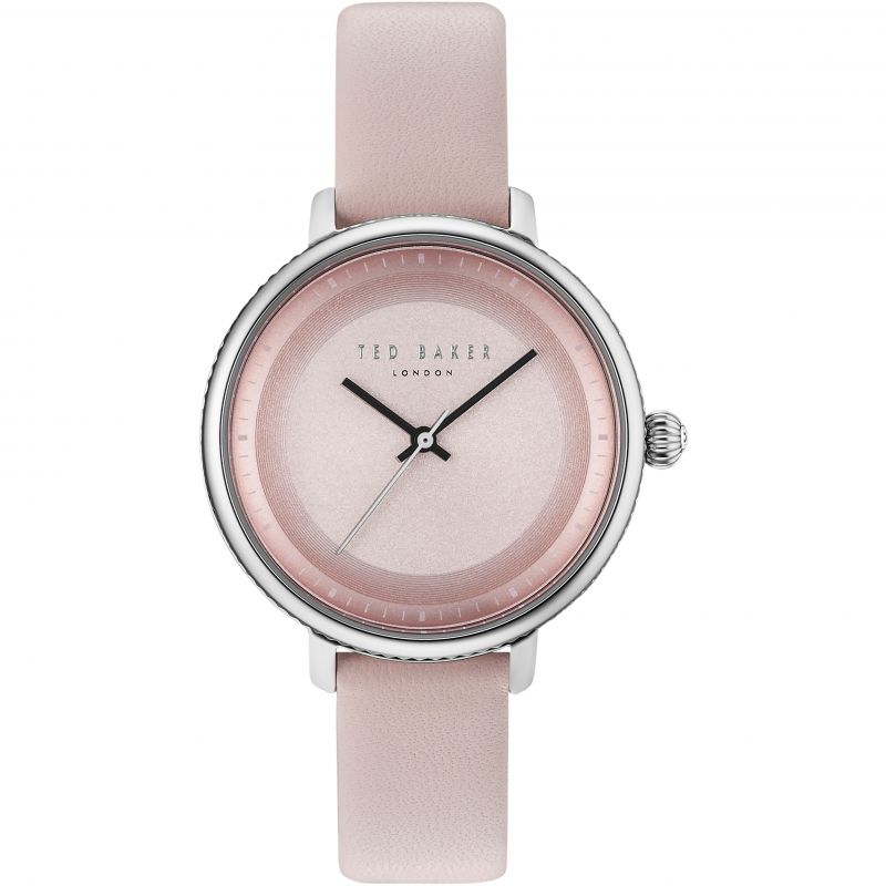 Ted Baker 10031533 Pink Dial Leather Strap Ladies Watch