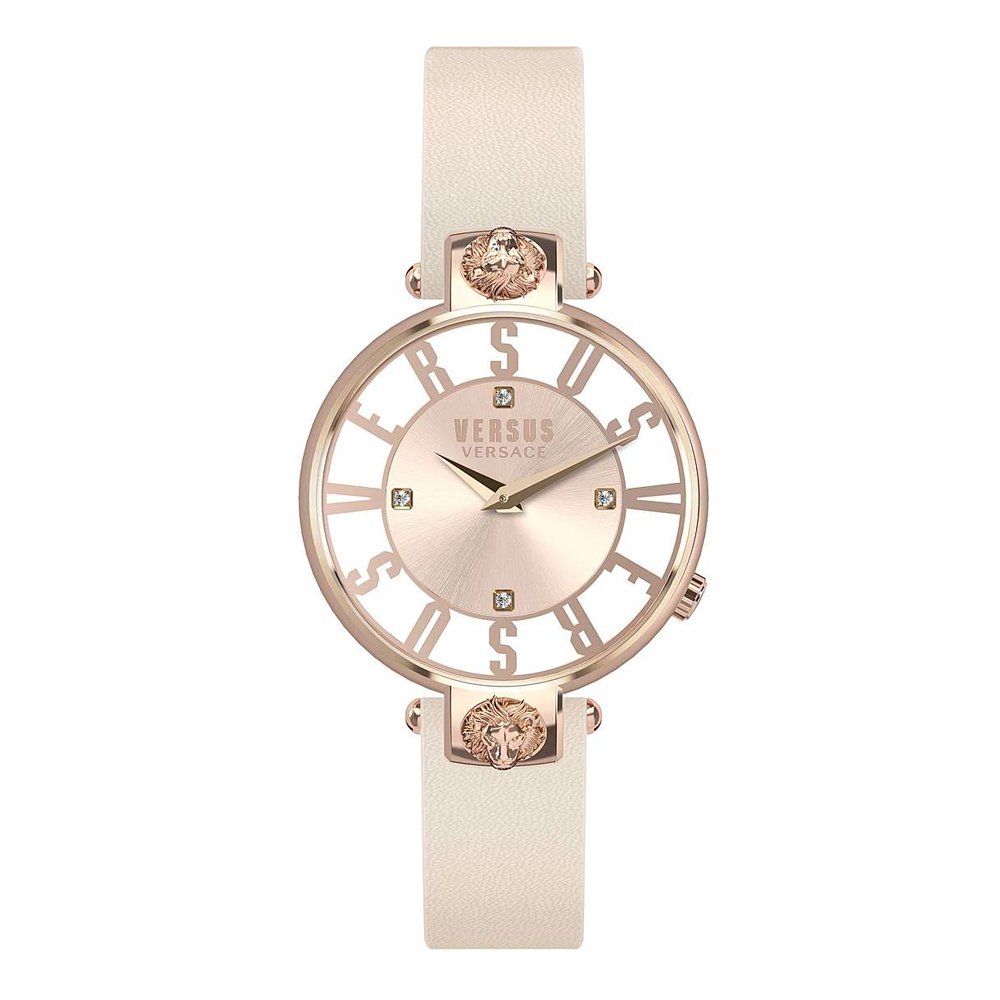 Versus VSP490318 Women's White Leather strap Watches