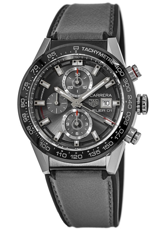 TAG Heuer CAR201W.FT6095 Men's Black Rubber Watches