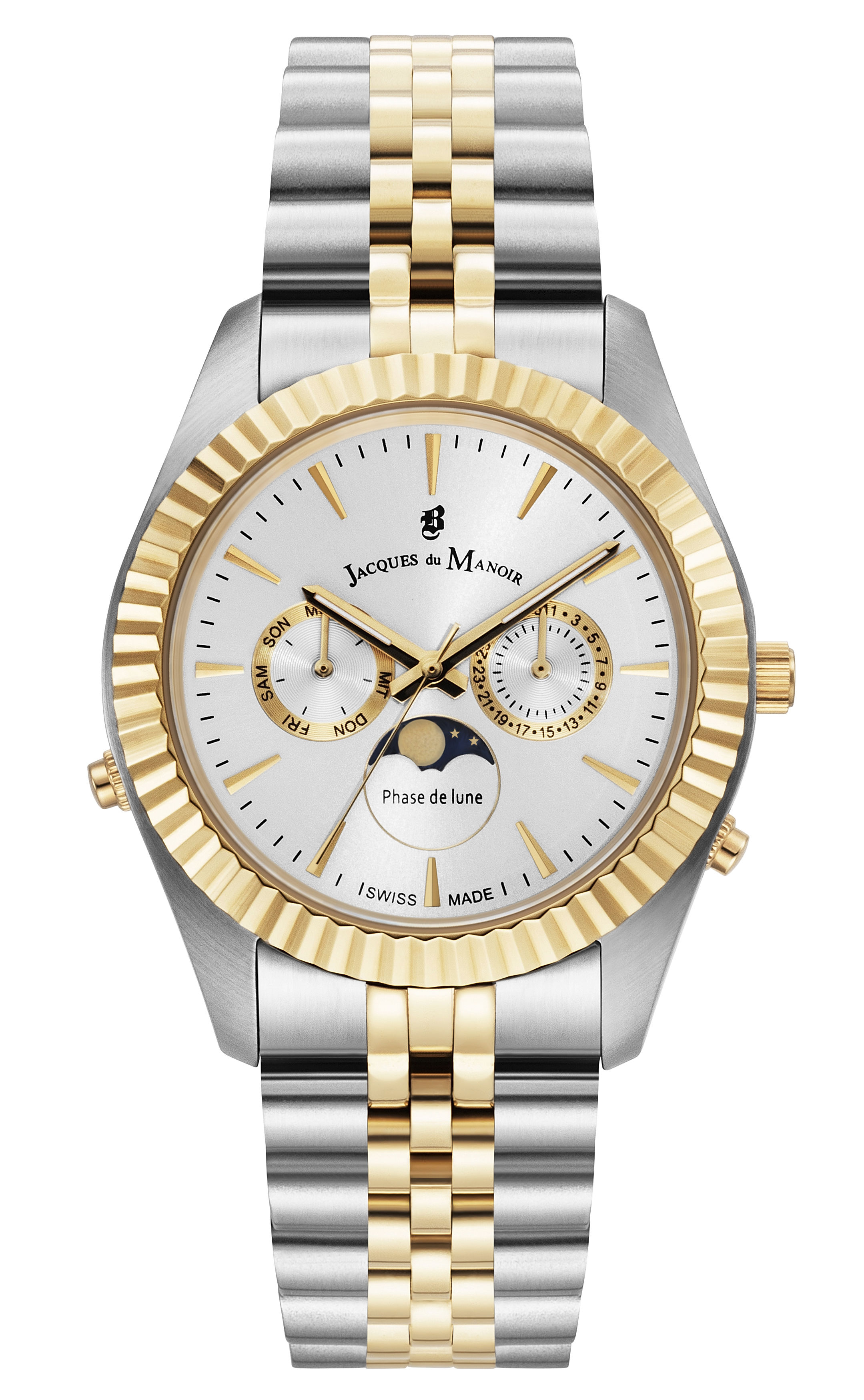 Jacque Du Manoir JWG01606 Unisex Two-tone Stainless Steel Watches