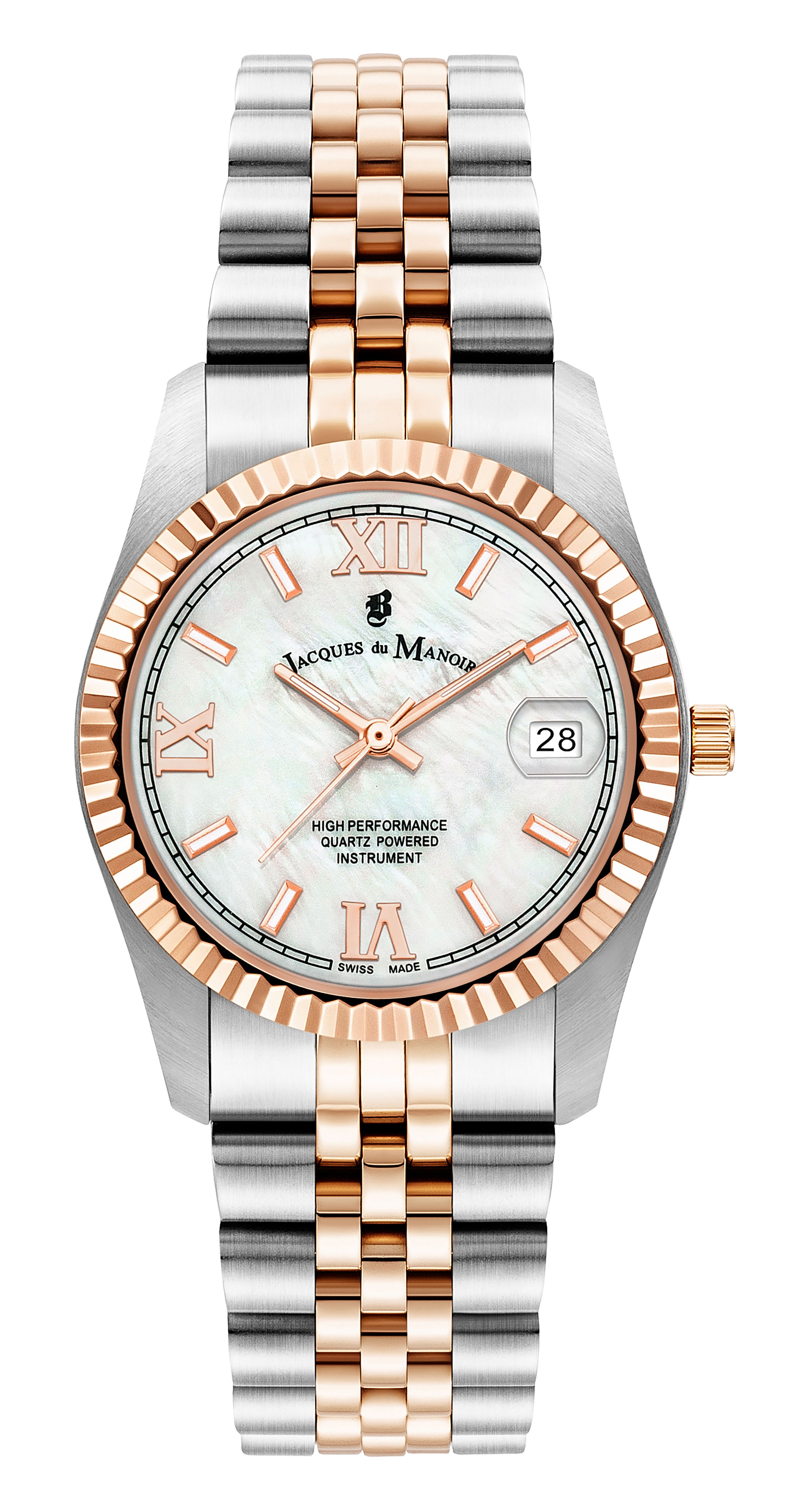Jacque Du Manoir JWL01304 Women's Two-Tone Stainless Steel Watches