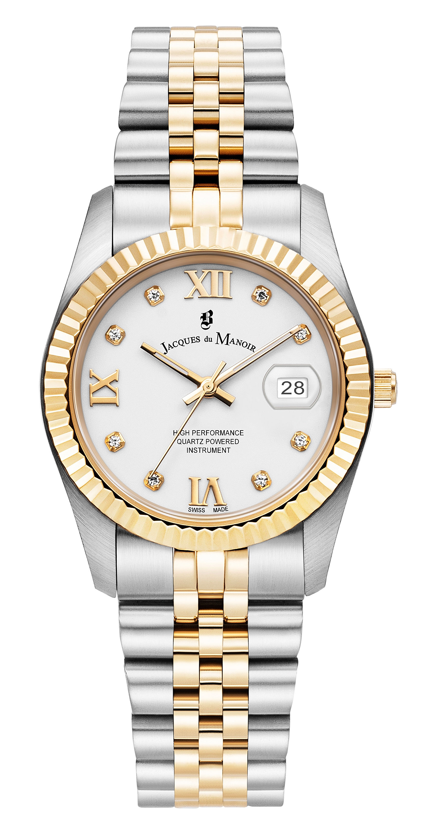 Jacque Du Manoir JWL01305 Women's Two-Tone Stainless Steel Watches