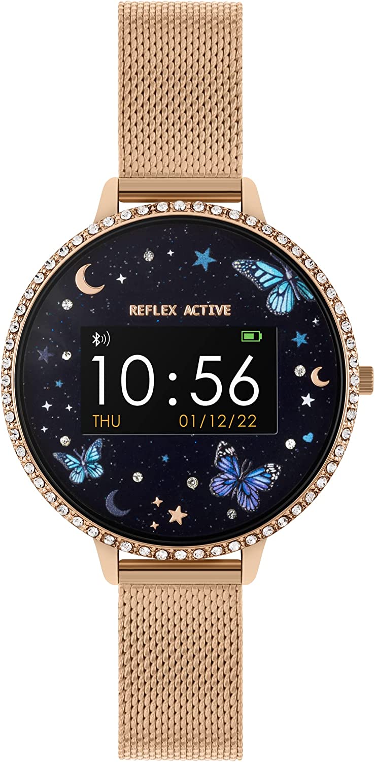 Reflex Active Series 3 Smart Watch with Crown Navigation & Stone Set Case