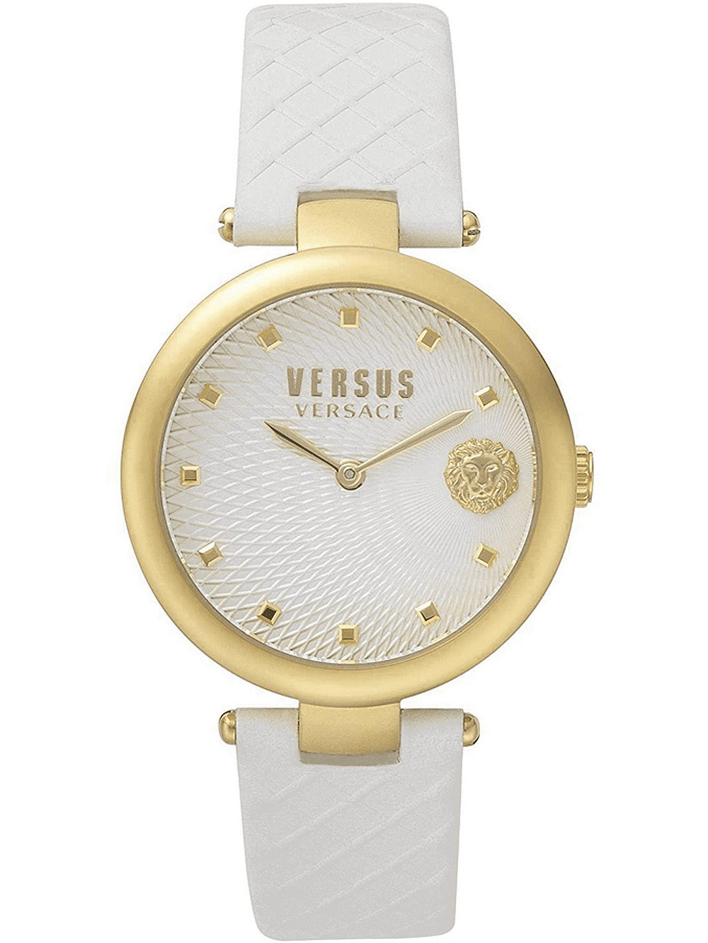 Versus VSP870218 Women's white Leather Strap Watches