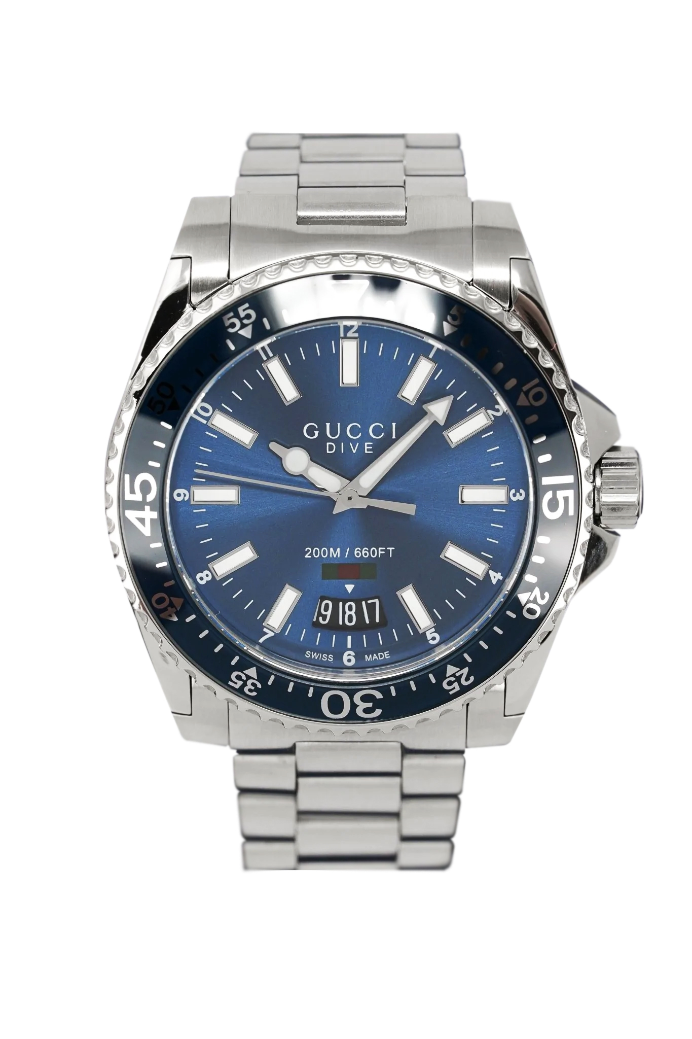 Gucci YA136311 Men's Silver Stainless Steel Watches