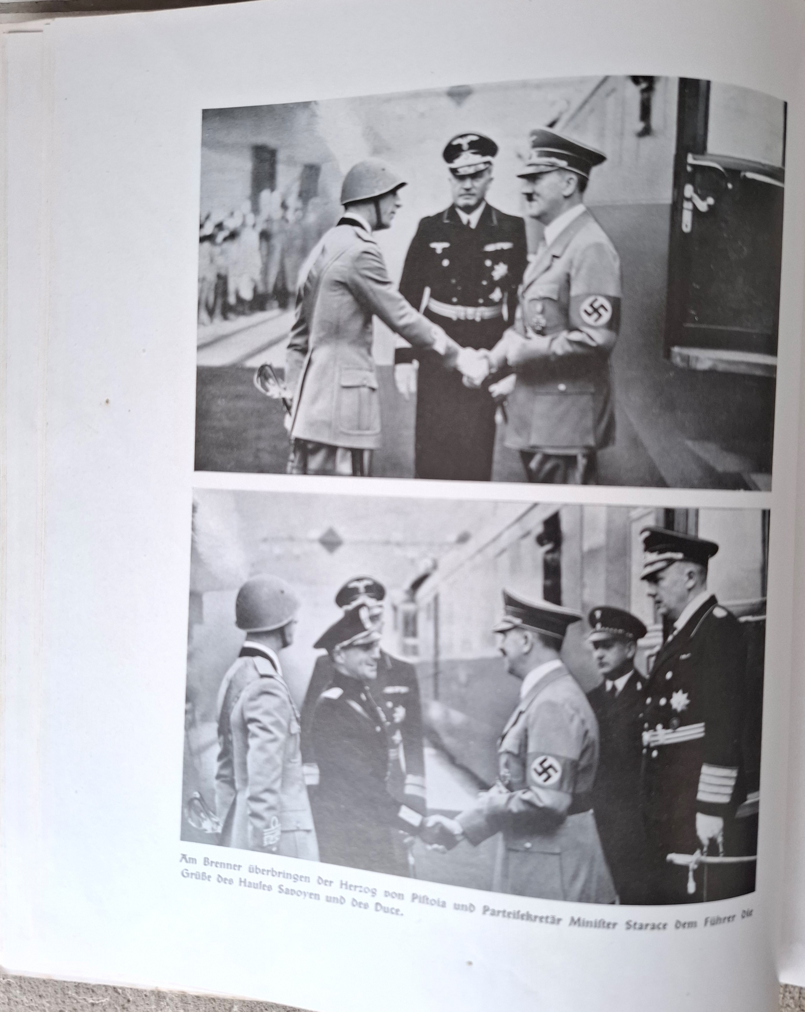 Adolf Hitler days in Italy 1938