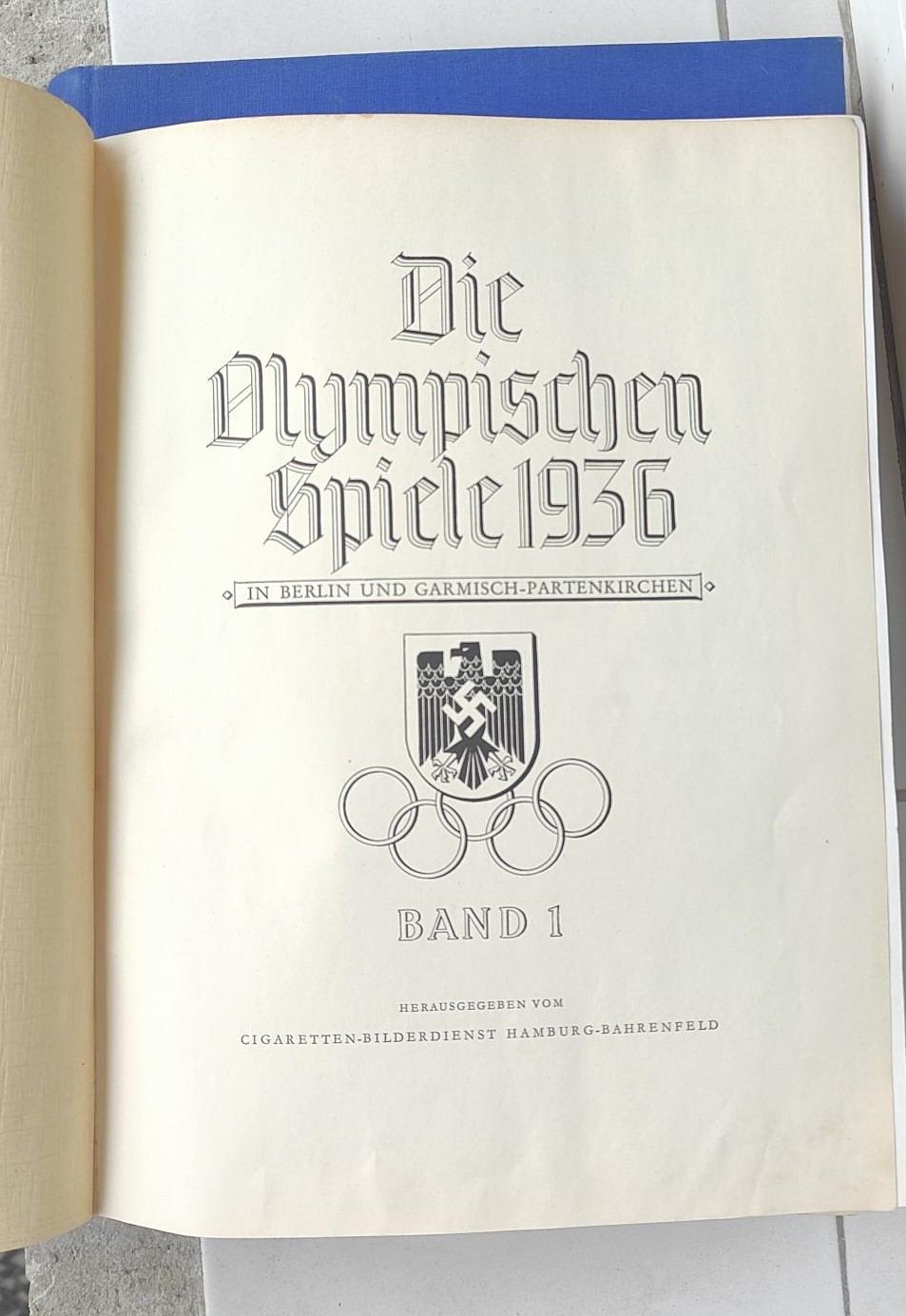 The nazi olympic games Berlin 1936 photobook Winter Games Garmisch ...