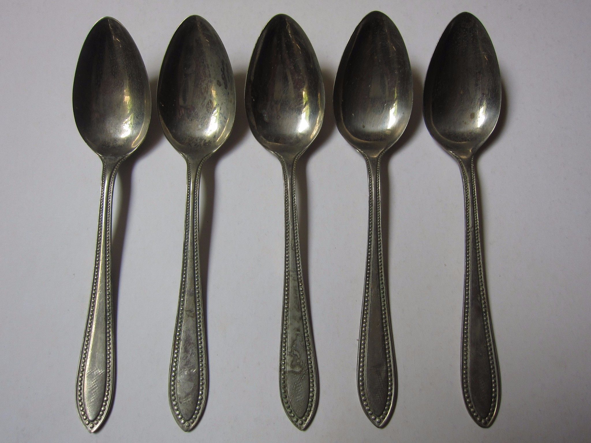 Original WW2 German tea spoons Kriegsmarine Alpacca