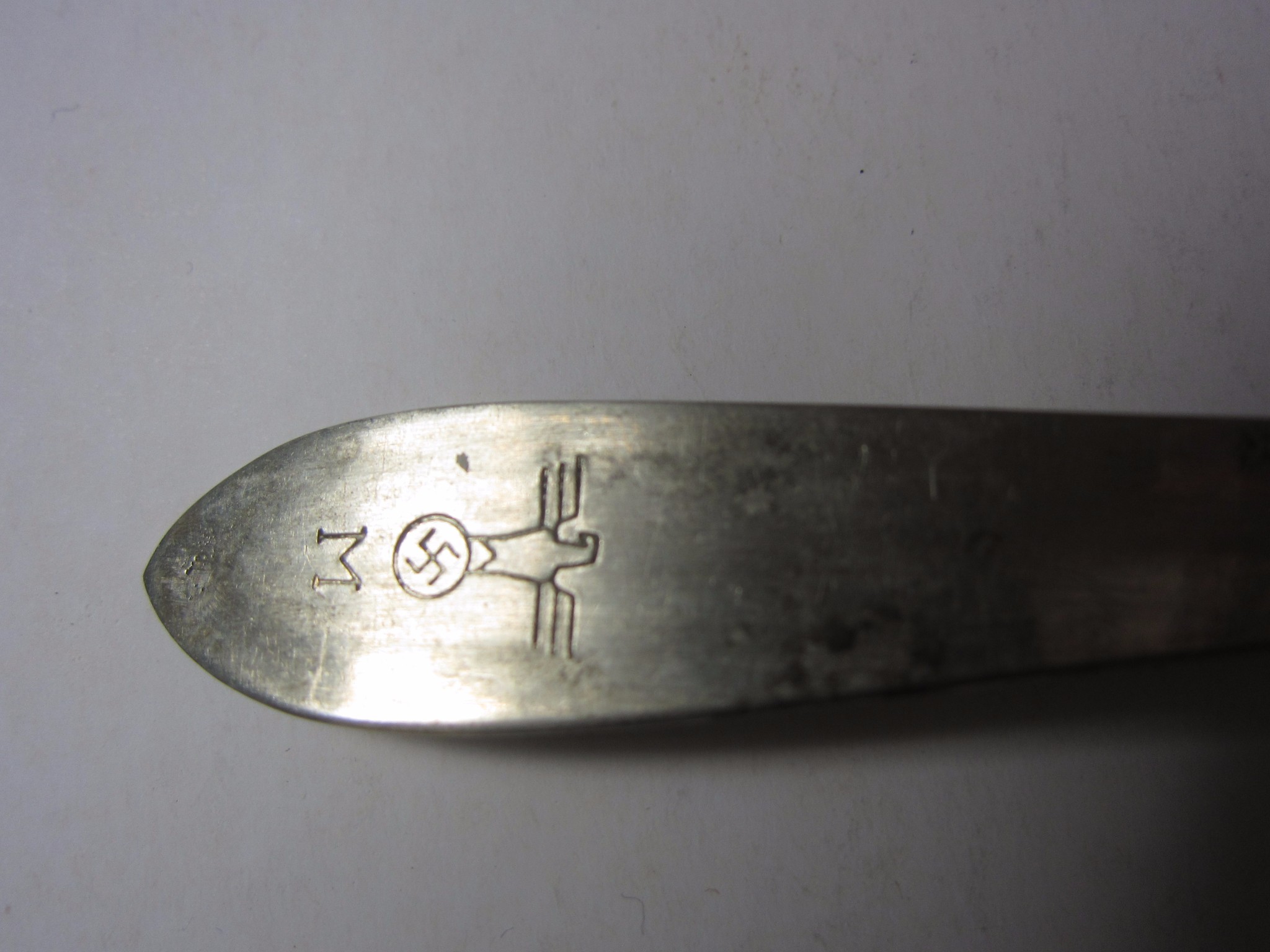 Original WW2 German tea spoons Kriegsmarine Alpacca