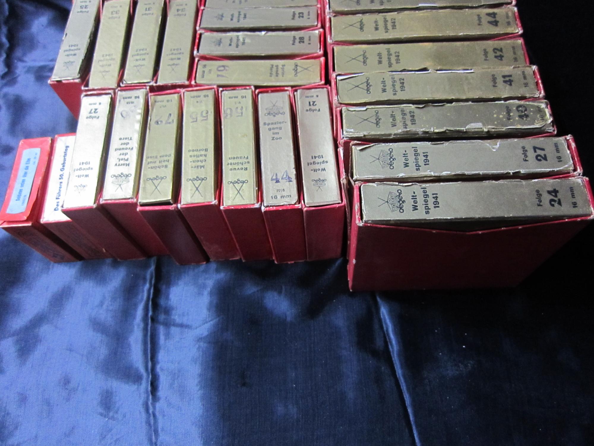 WW2 original german collection 30 8mm 16mm films