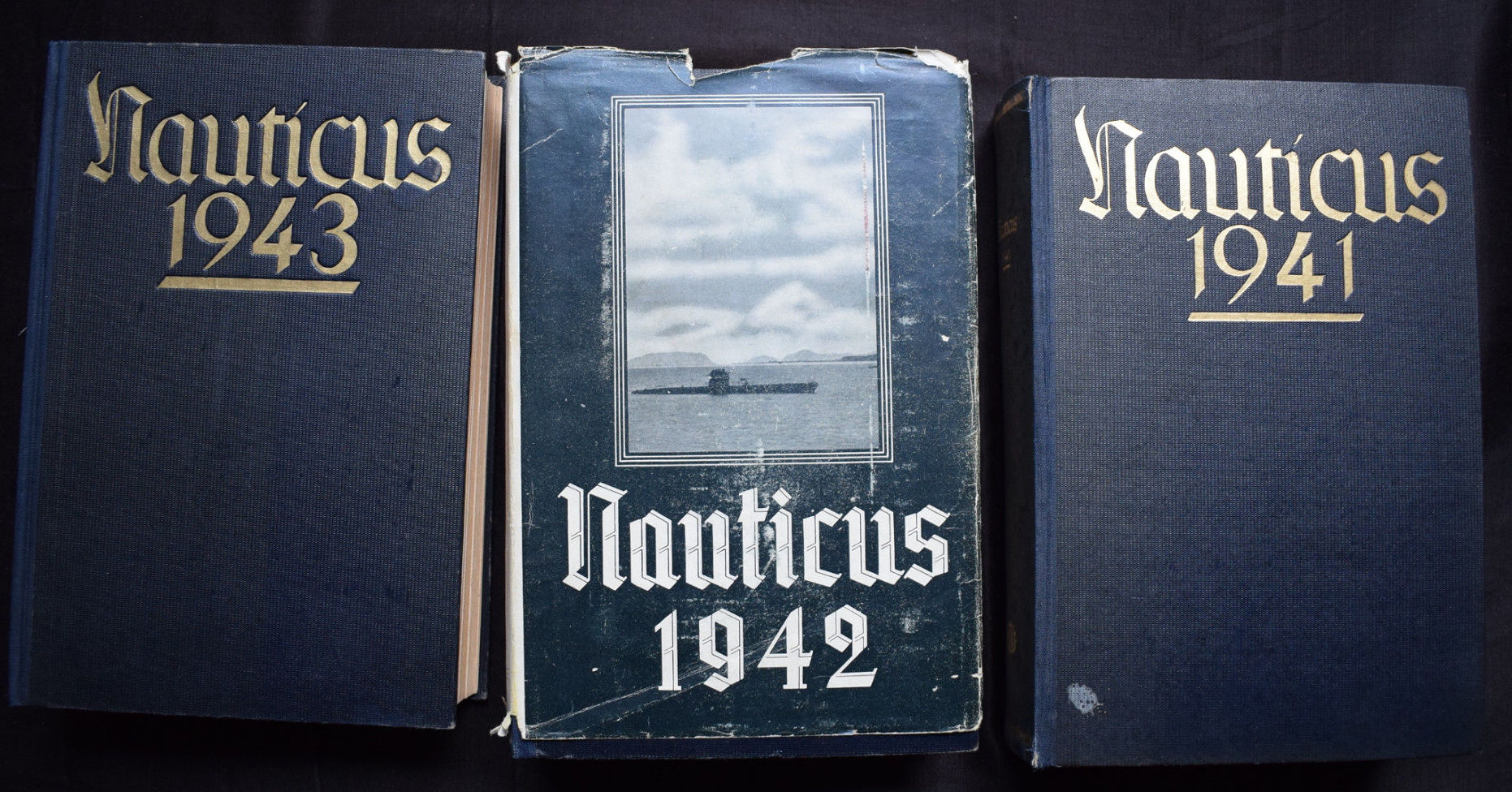 Original ww2 german books Nauticus 1941 1942 1943