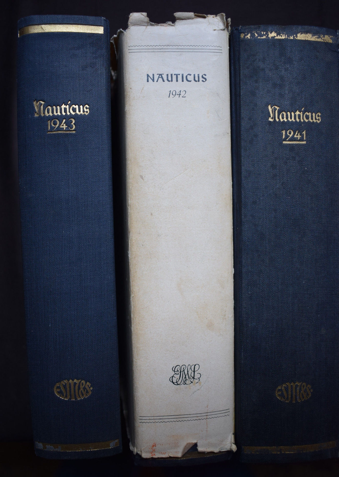 Original ww2 german books Nauticus 1941 1942 1943