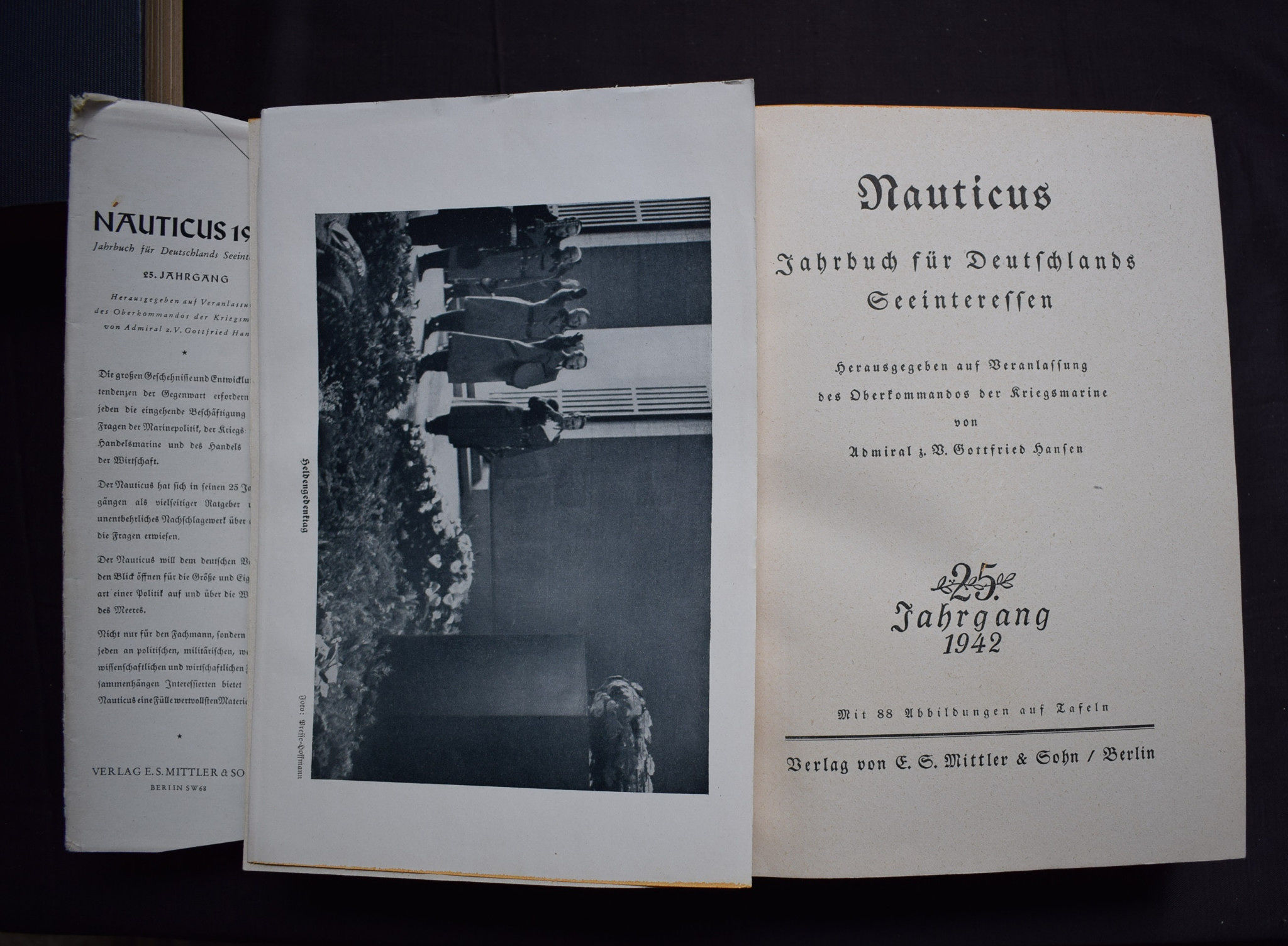 Original ww2 german books Nauticus 1941 1942 1943