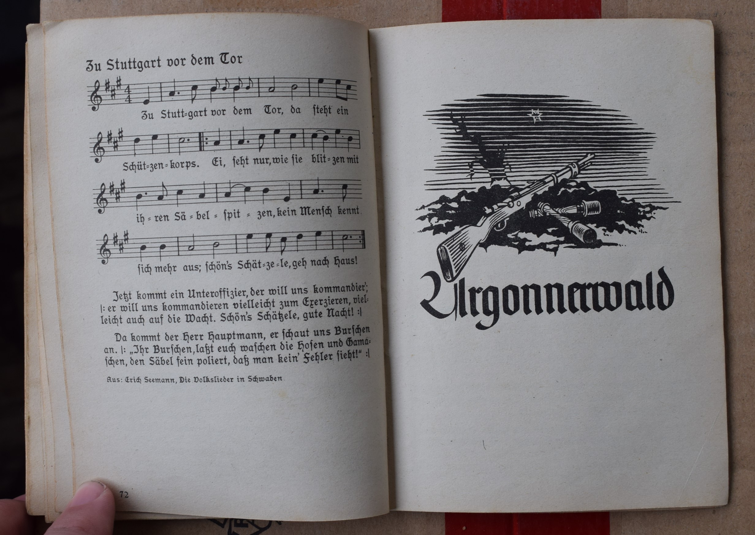 WW2 Waffen SS song book