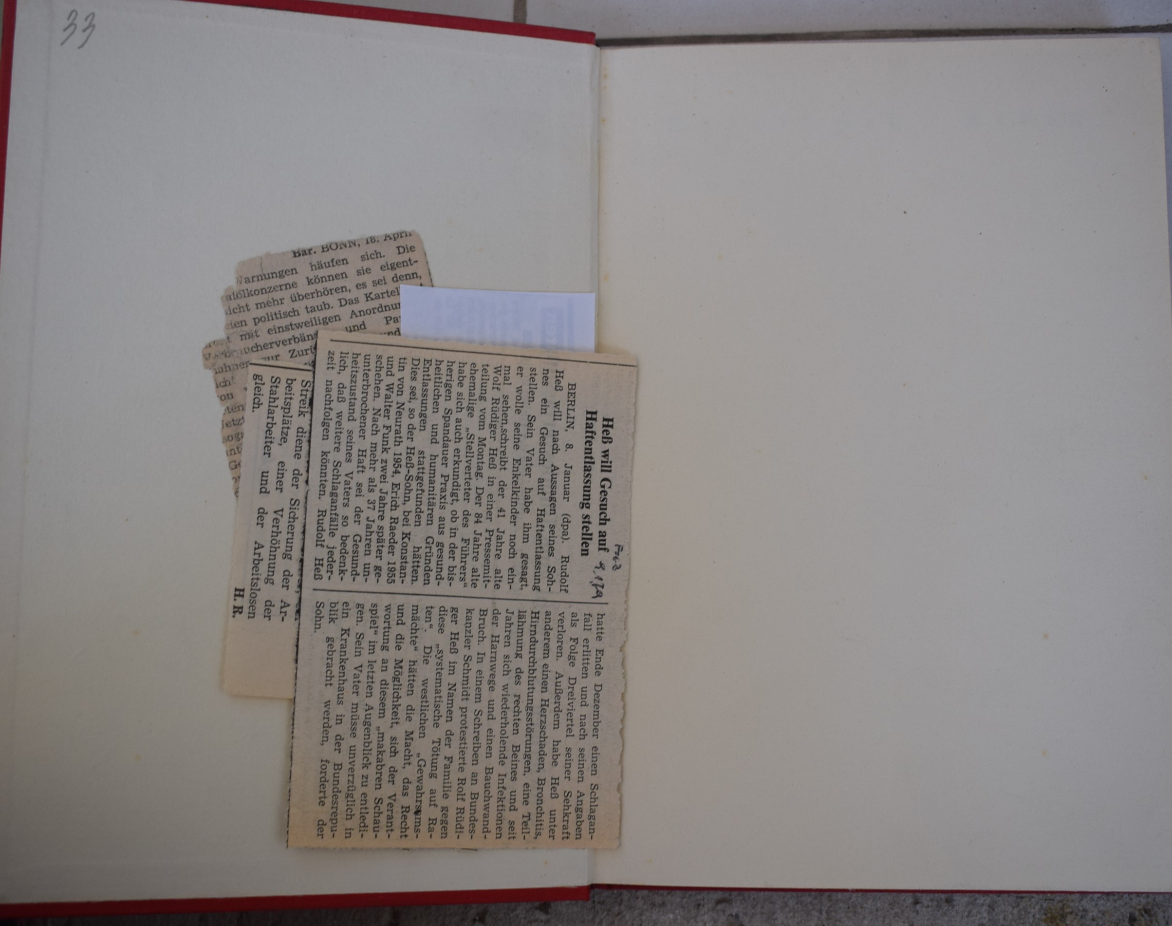 Original german book Rudolf Hess speeches