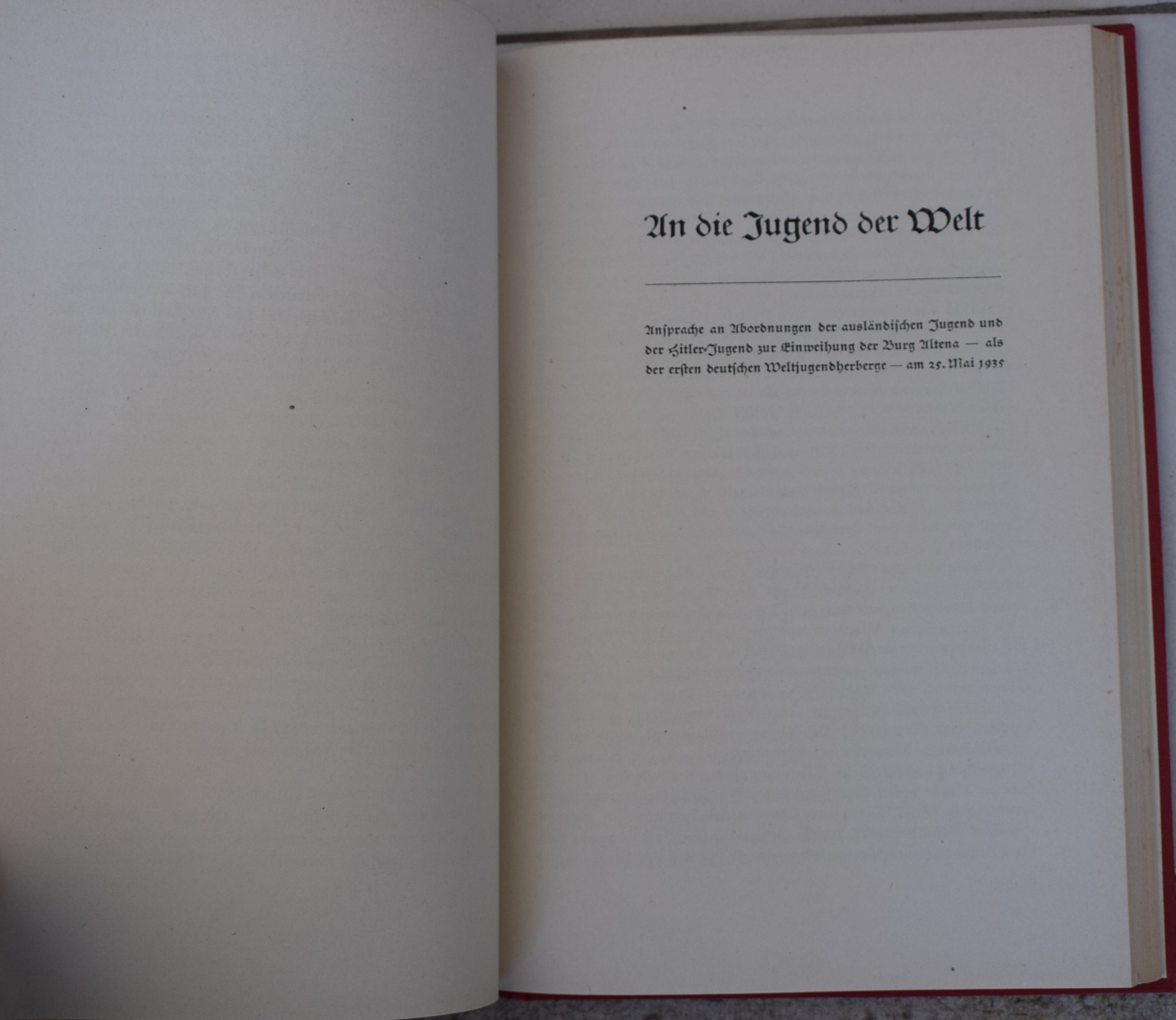 Original german book Rudolf Hess speeches