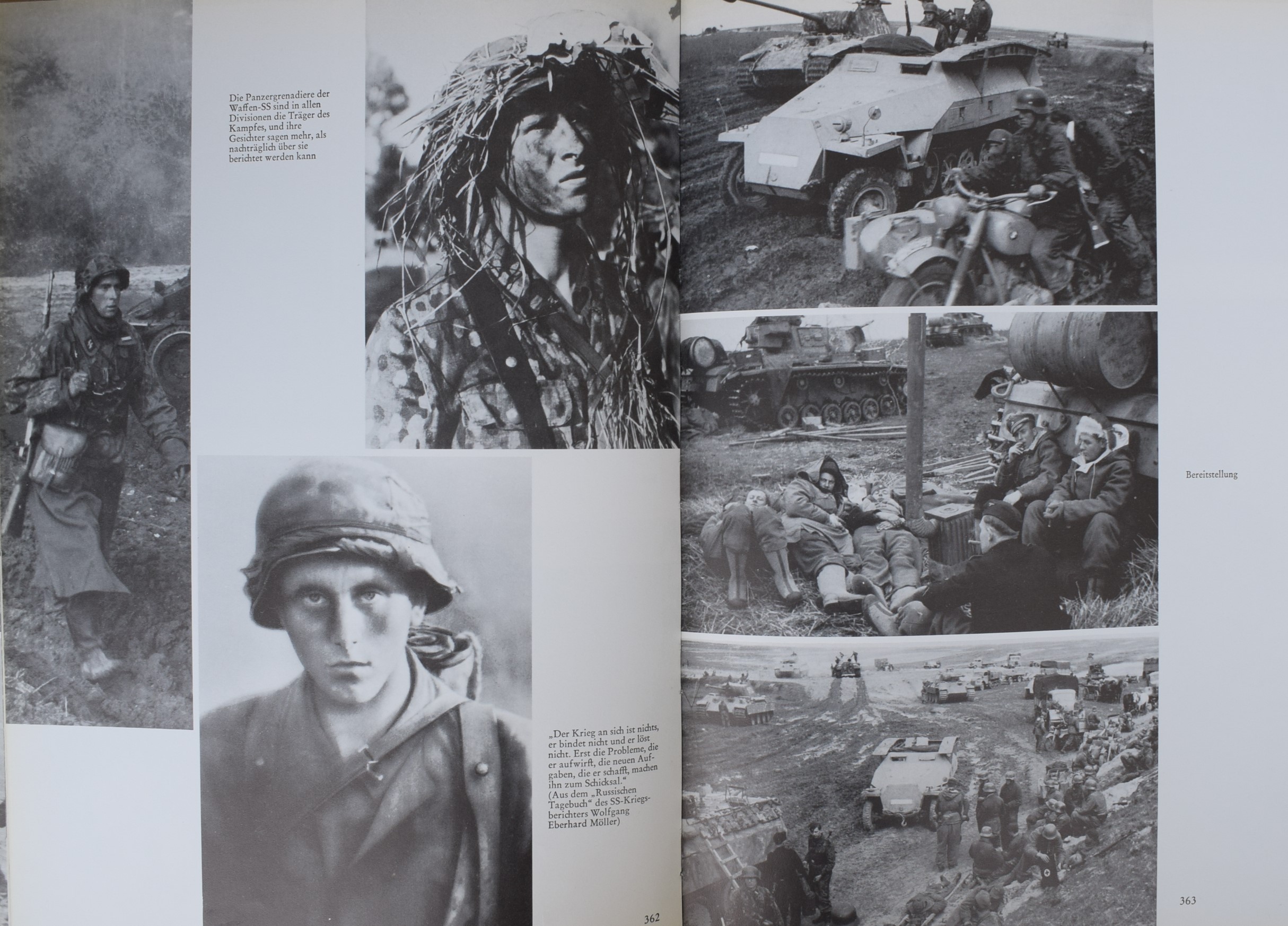 When all brothers are silent. Large illustrated book about the Waffen-SS