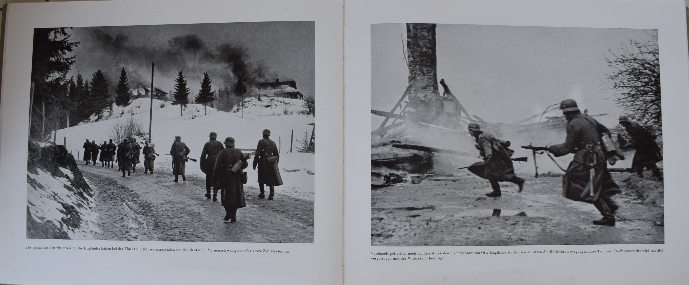 Original WW2 german color combat photo book Decisive Hours