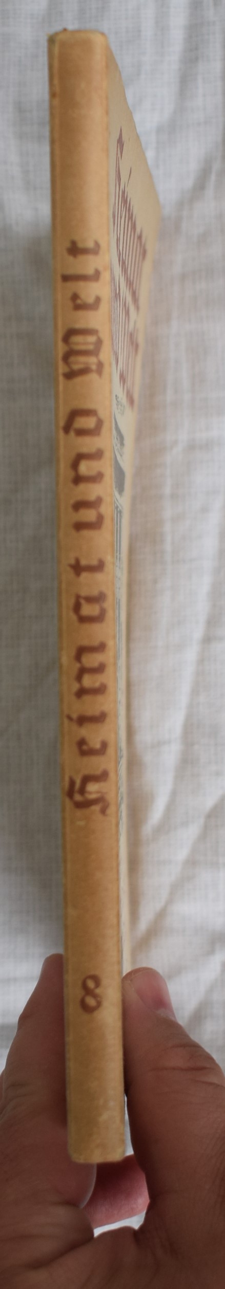 Nazi school book Homeland and World 8th volume