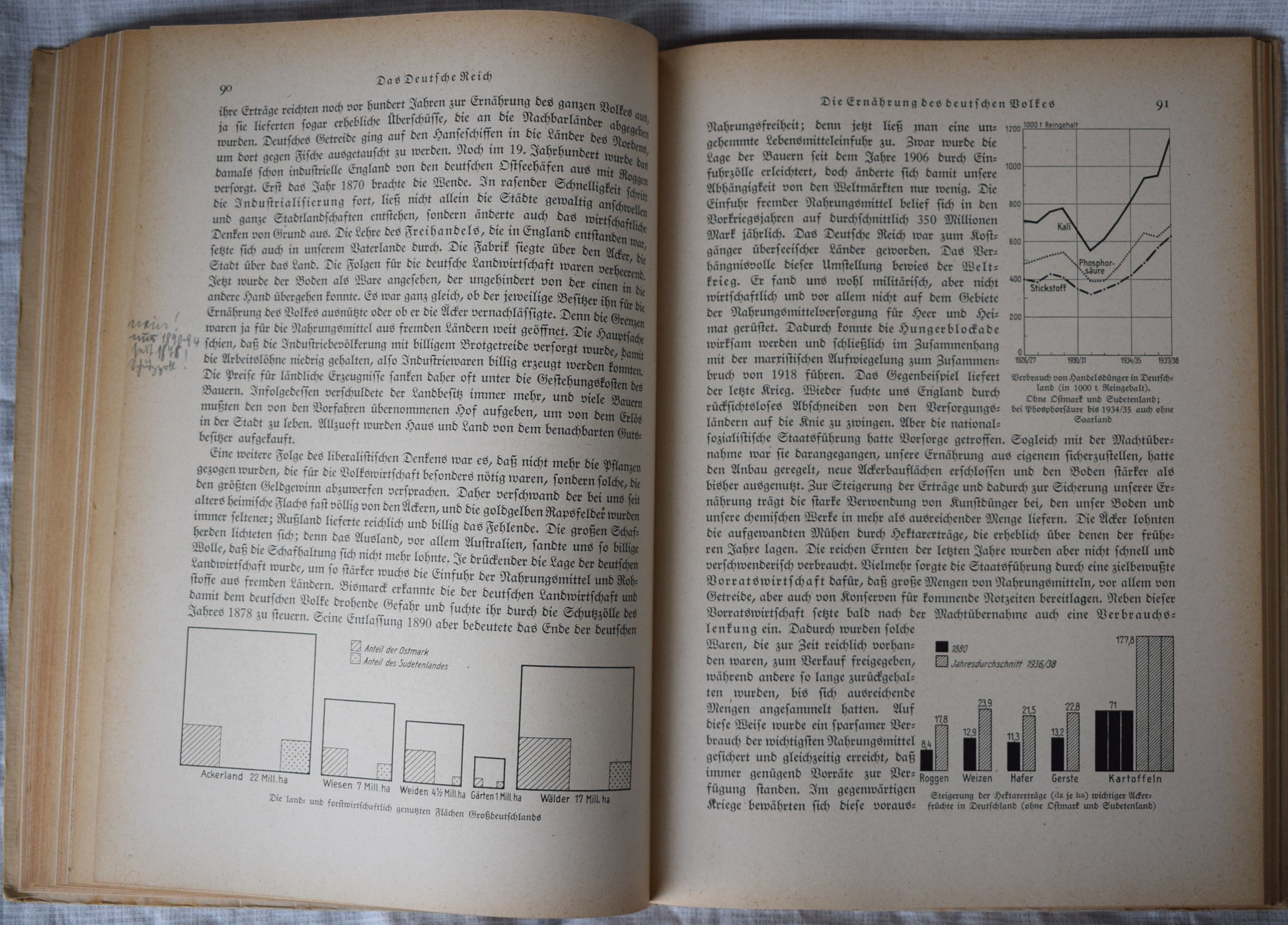 Nazi school book Homeland and World 8th volume