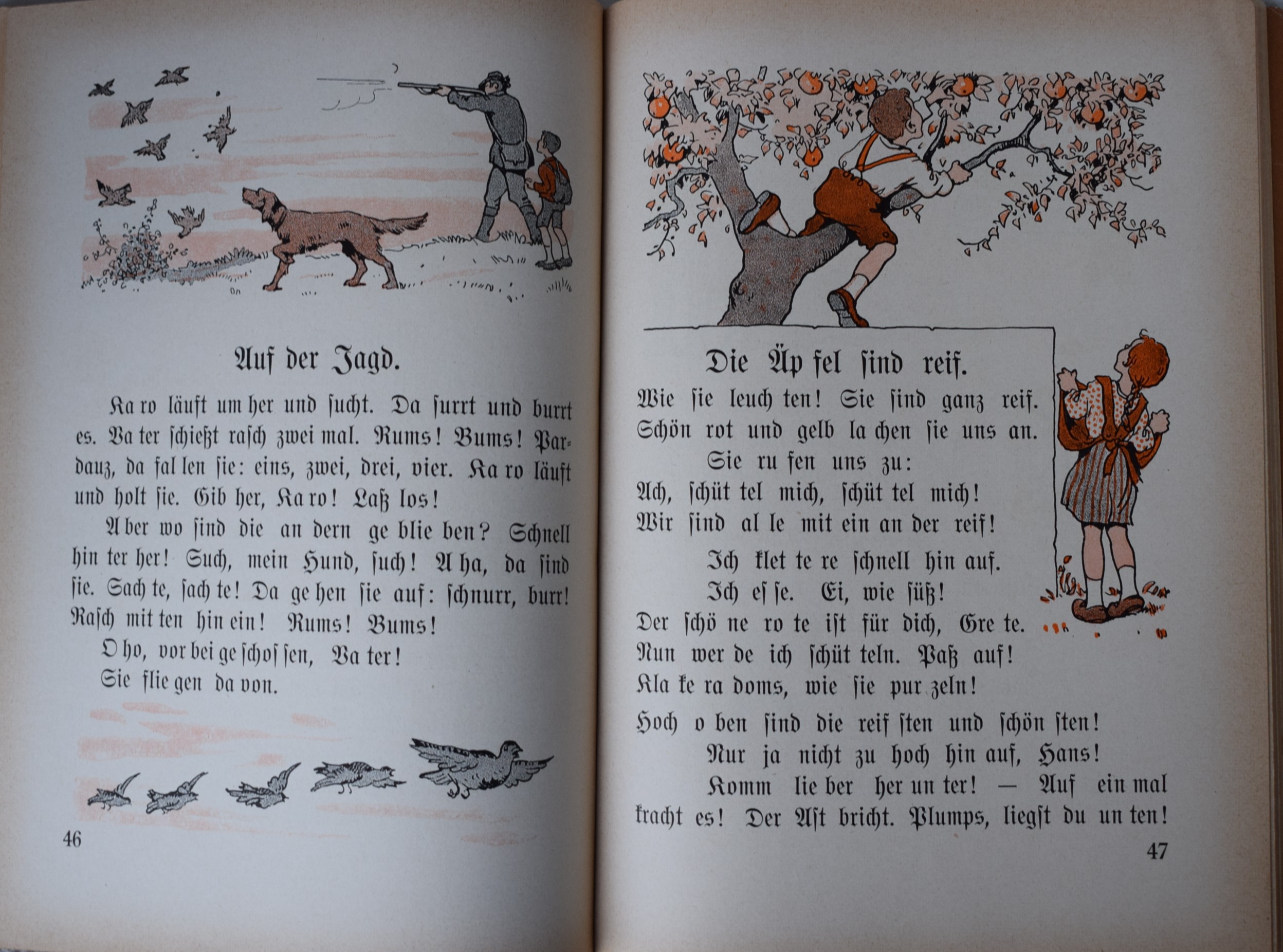 Original Third Reich nazi children's book Jungvolk Fibel