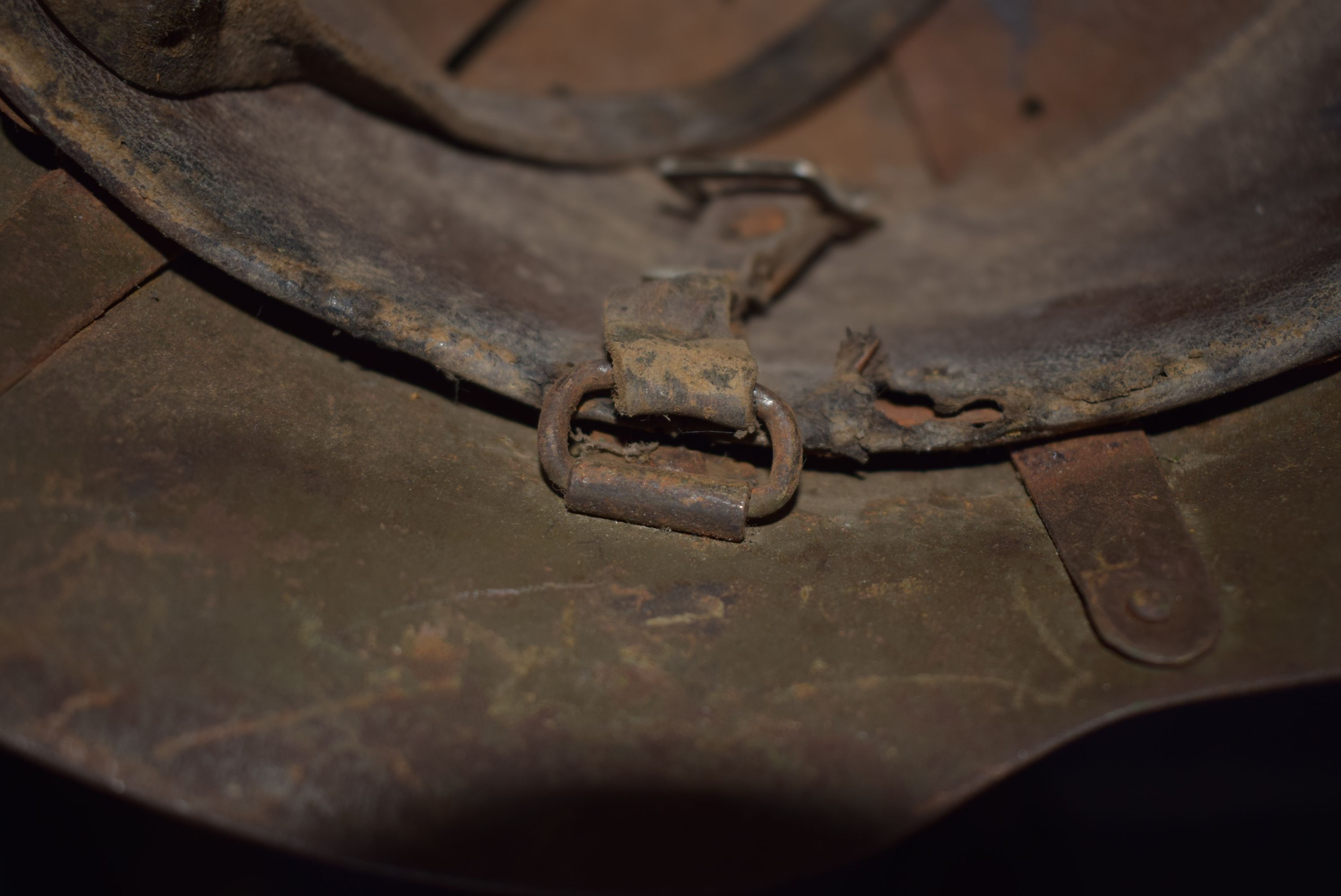 Original bulgarian m36 ww2 military helmet with decal