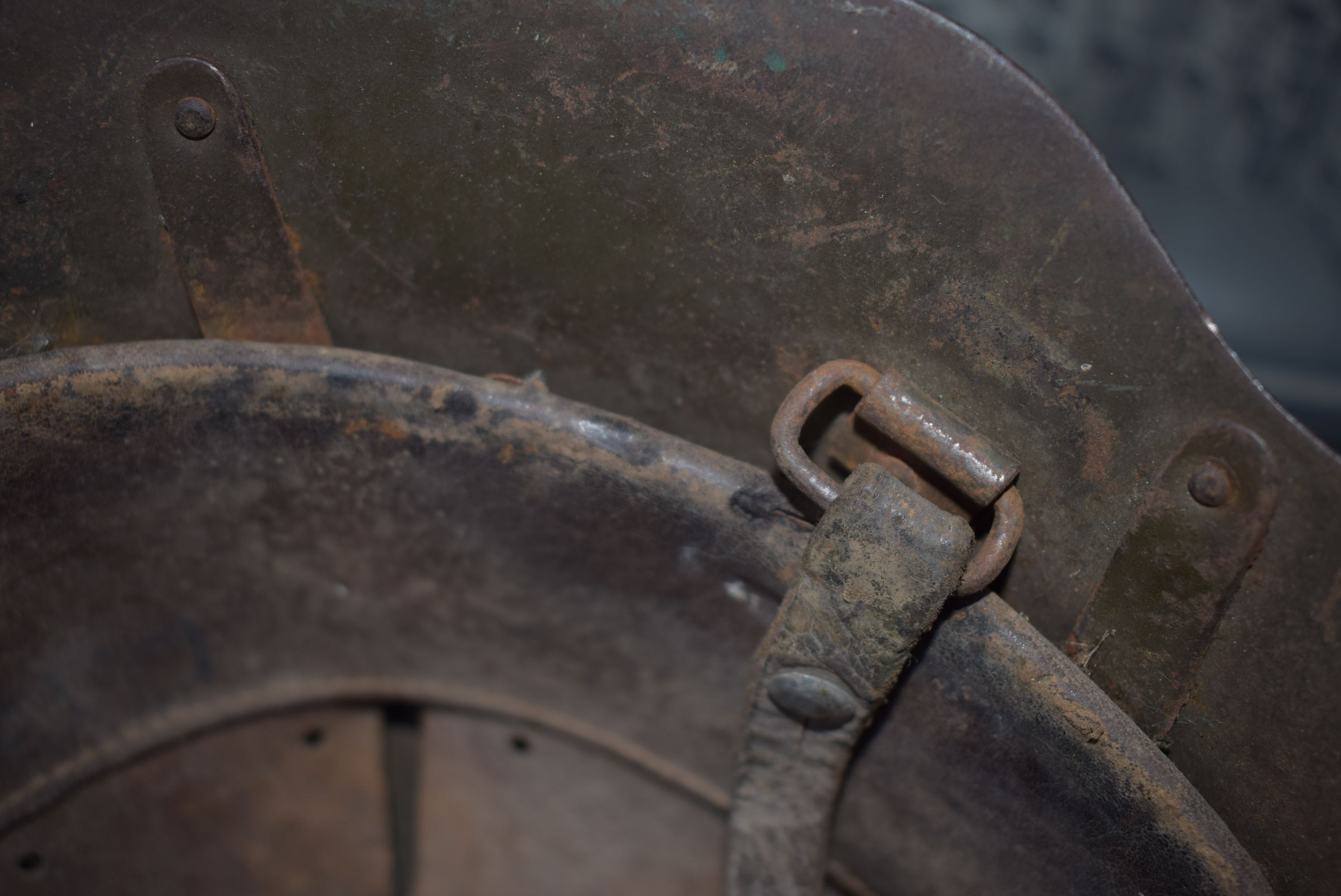 Original bulgarian m36 ww2 military helmet with decal