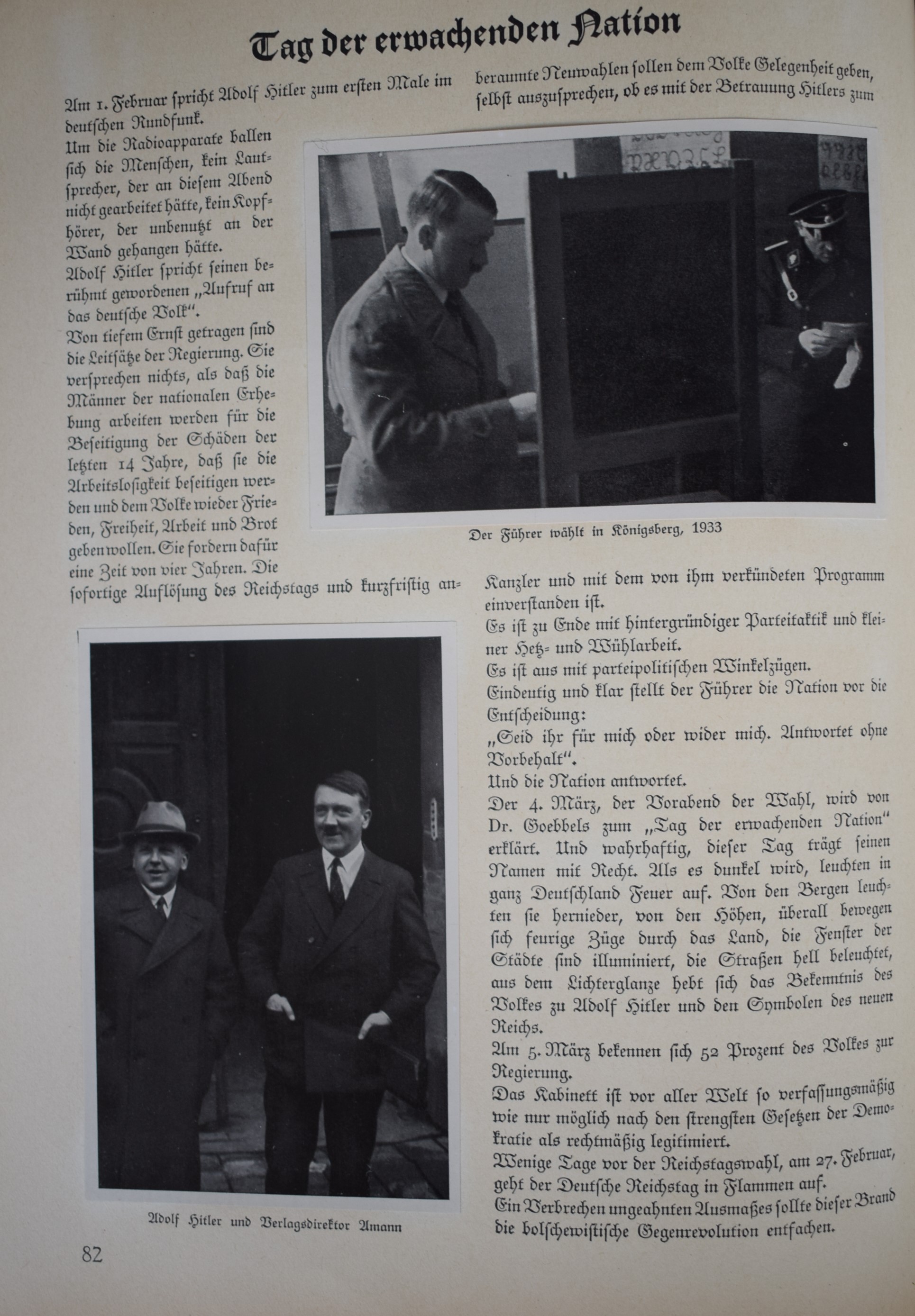 Germany awakenes Original Nazi Third Reich book